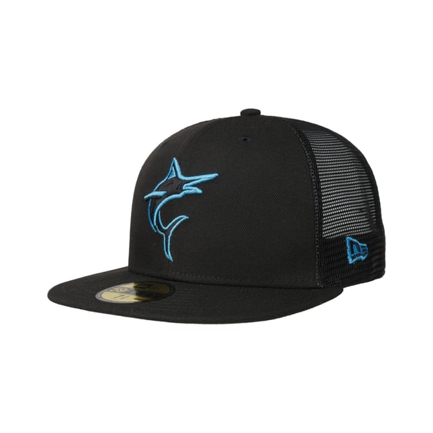 59Fifty Batting Marlins Mesh Cap by New Era 42 95