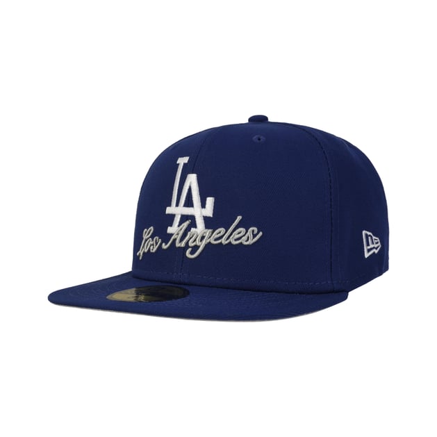 59Fifty Script Team Dodgers Cap by New Era - 46,95