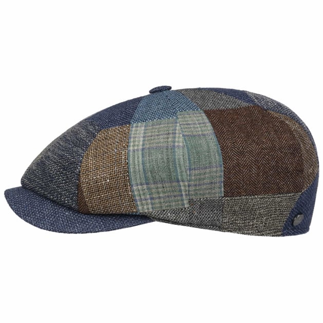 8 Panel Patchwork Flat Cap by Lierys --> Shop Hats, Beanies & Caps ...