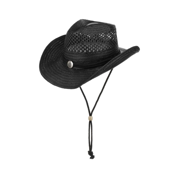 Classic Vented Crown Straw Hat by Conner - 72,95