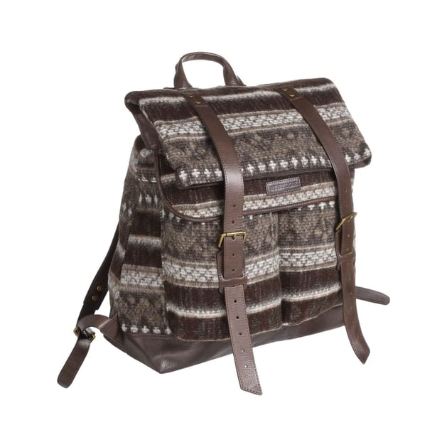 Rucksack with Leather Detailing by Stetson - 79,00